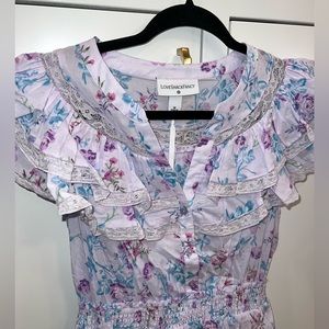 LoveShackFancy | Dresses | Loveshackfancy X Target Purple Floral Ruffle ...
